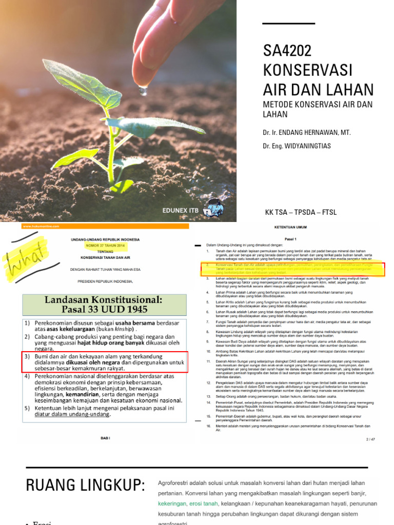 10 Metode Konservasi Air Dan Lahan | PDF | Griya & Taman | Teknologi ...