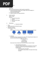 Lesson Plan Math 1 Four Basic Shapes | PDF | Teachers | Lesson Plan