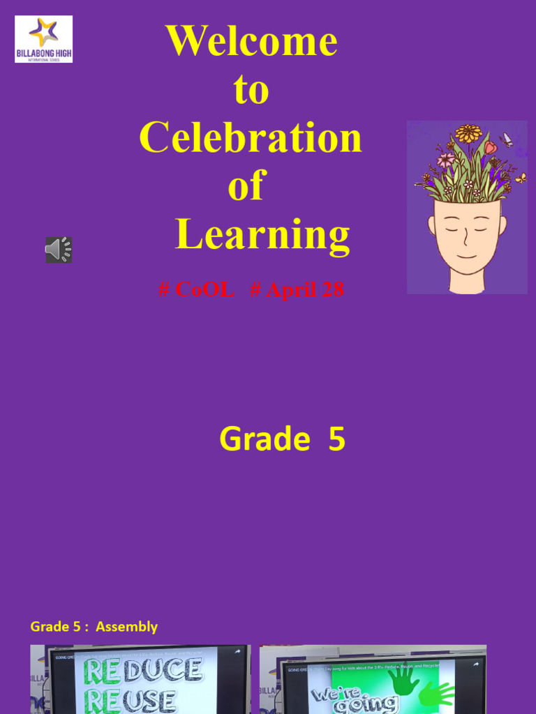 Celebration of Learning | PDF