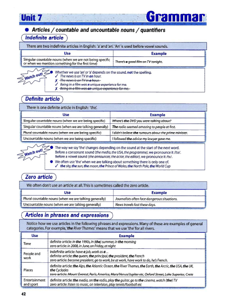 (TBA) Articles - Pronouns - Quantity (Determiners) - B2 | PDF