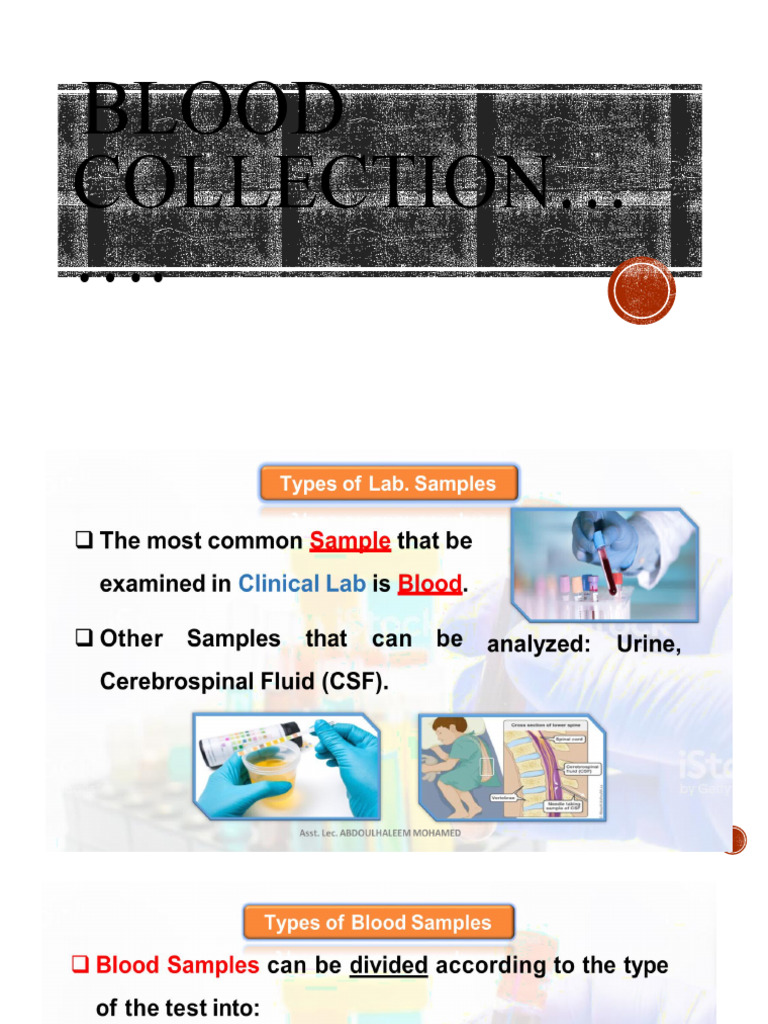 Blood Collection Techniques and Procedures | PDF | Clinical Medicine ...