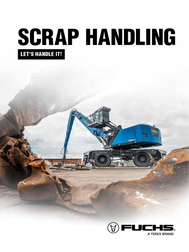 Fuchs MHL Series: Scrap Handling Solutions | PDF | Truck | Diesel Engine