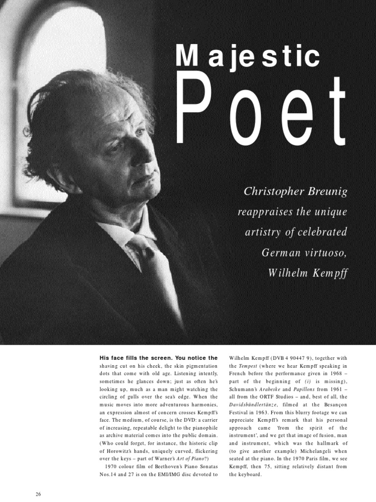 26-35 Kempff | PDF | Piano | Musical Compositions