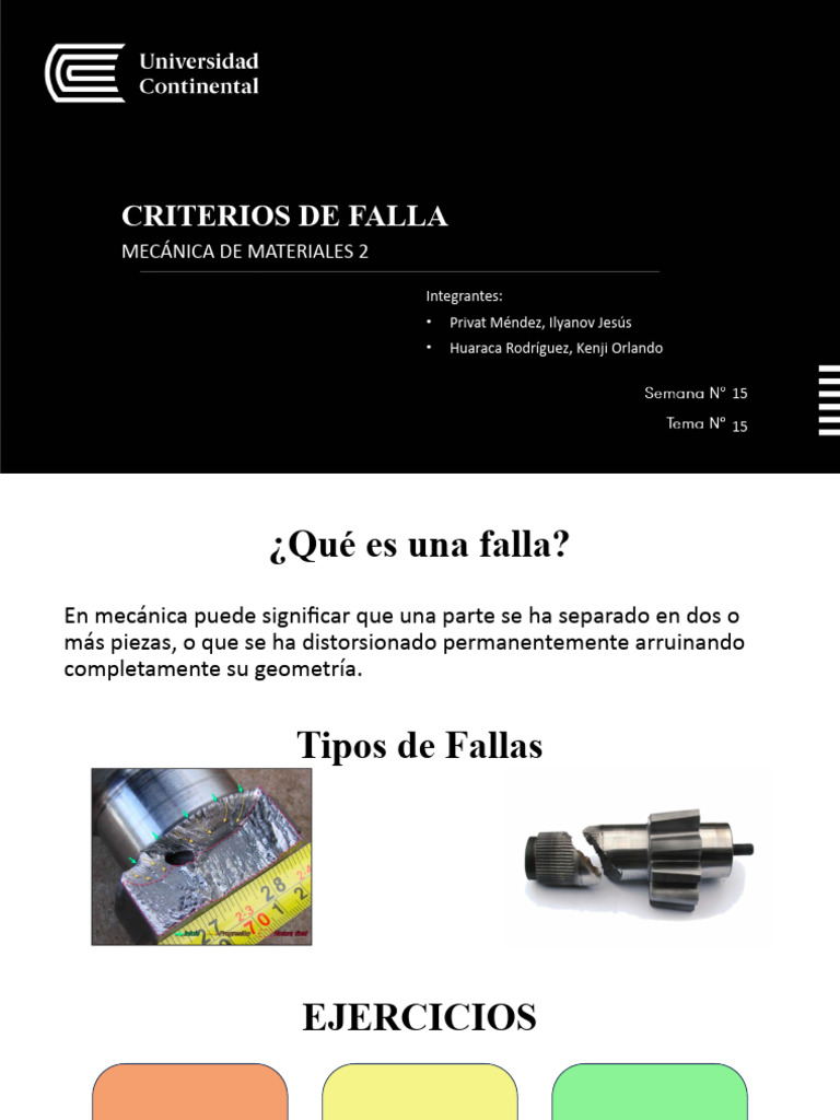 Criterios de Falla en Mecánica de Materiales | PDF | Fractura | Falla ...