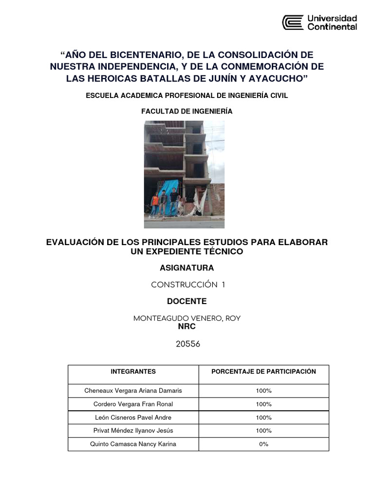 Estudios Específicos para Un Proyecto de 5 Pisos | PDF | Residuos | Reciclaje