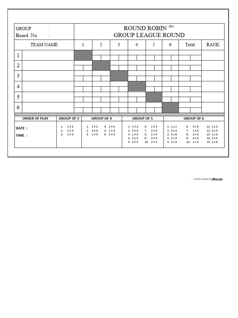 Round Robbin BLANK TITLE | PDF