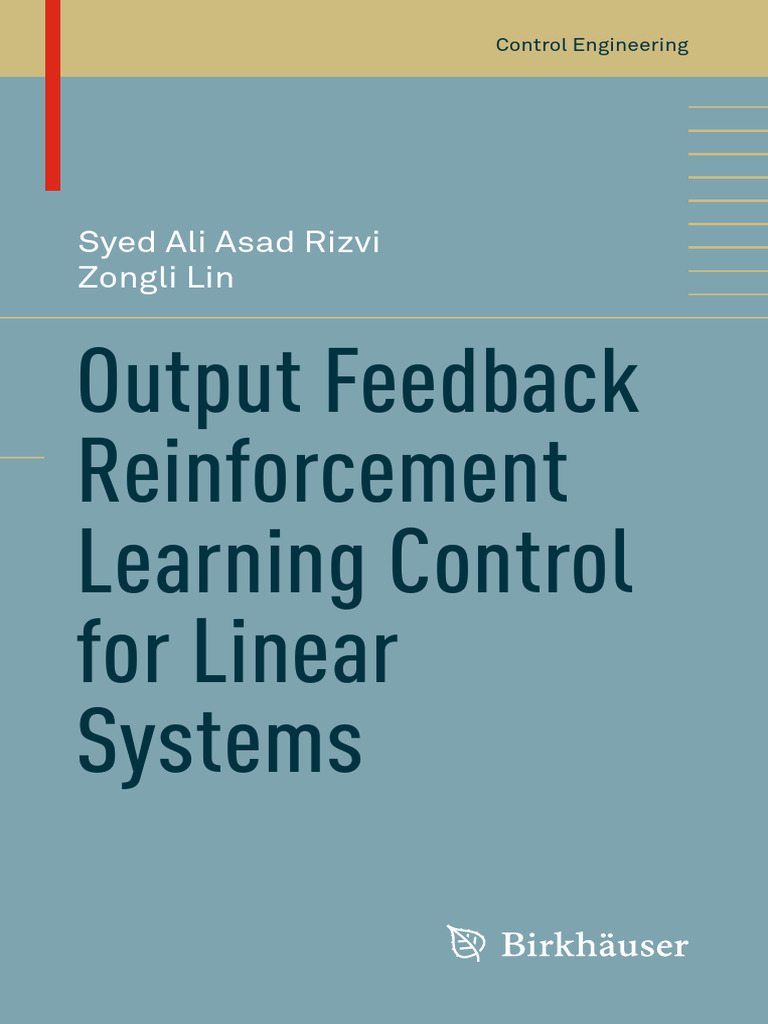 Output Feedback Reinforcement Learning Control For Linear Systems | PDF ...