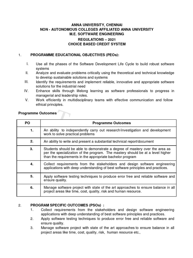 09.M.E. Software Engineering | PDF | No Sql | Numerical Analysis