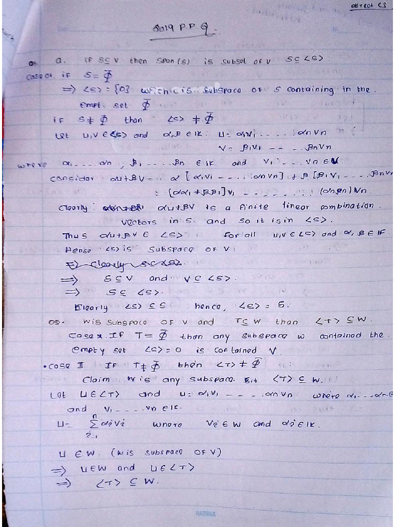 2019 CSC Answer Maths-1 | PDF