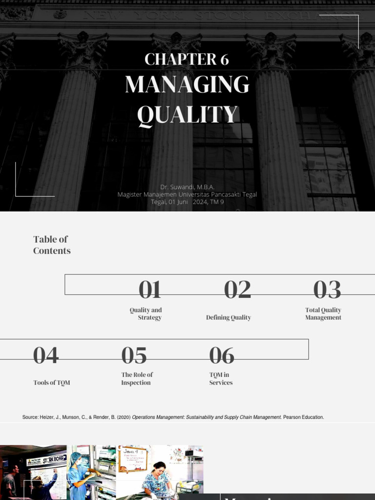 TM 2-OM Chapter 6 Managing Quality | PDF