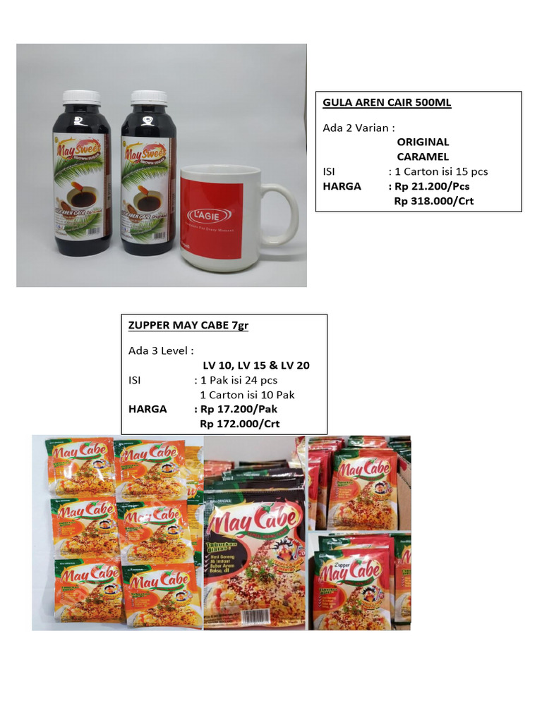 Aren, Cabe Tabur, Bumbu Tabur | PDF