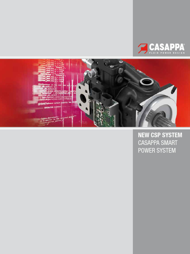 New CSP System: Casappa Smart Power System | PDF | Pump | Viscosity