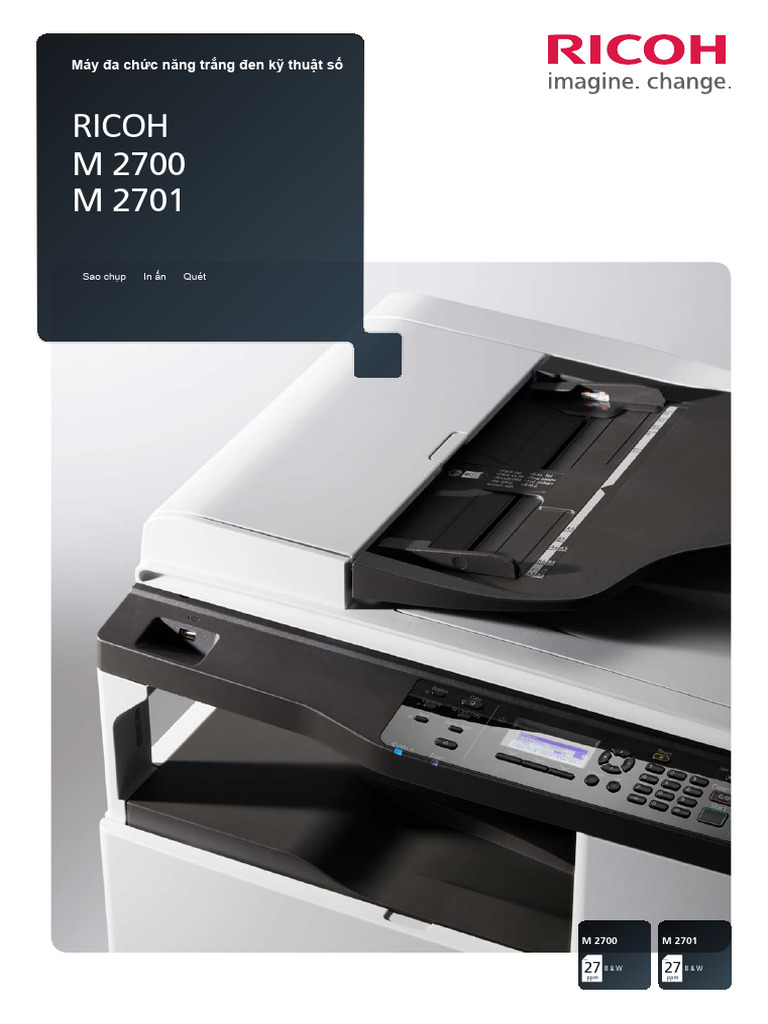 Ricoh - M2700 M2701 - Draft Brochure For Sieu Thanh - VN | PDF