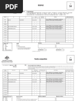 Form 54: Family Composition Guide | PDF | Government | Family