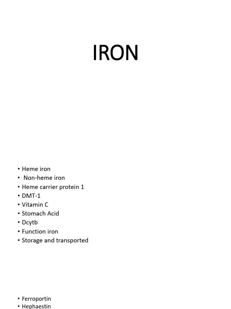 Iron | PDF | Anemia | Iron