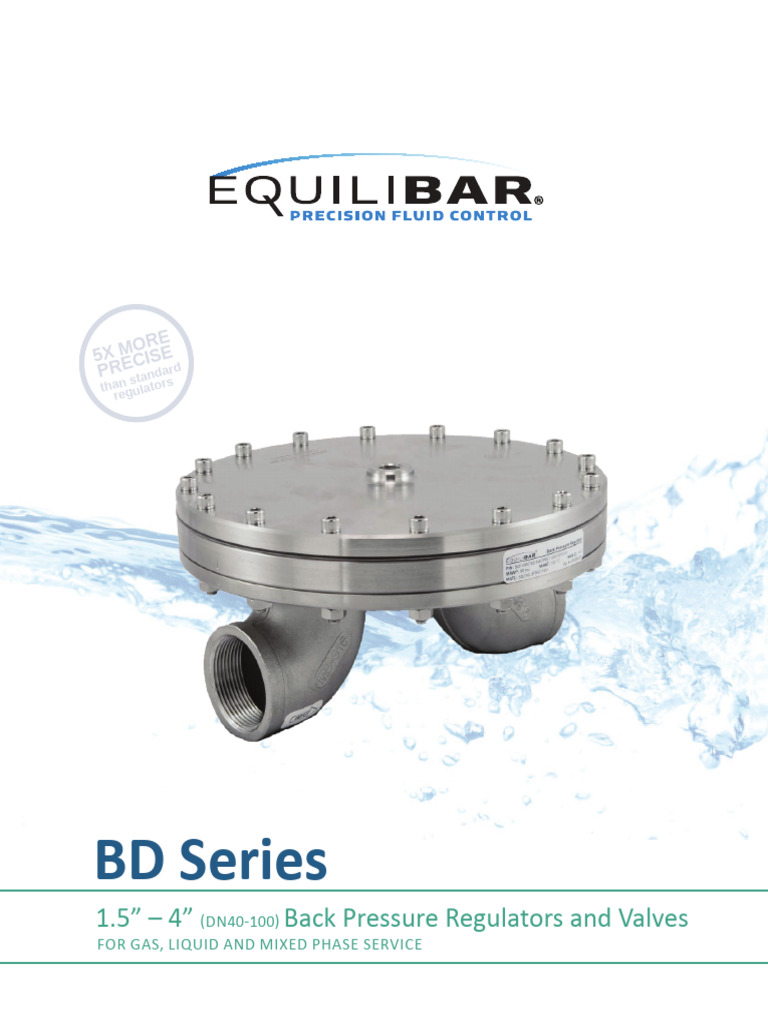 Equilibar-BD Series-Industrial Back Pressure Regulators and Valves ...
