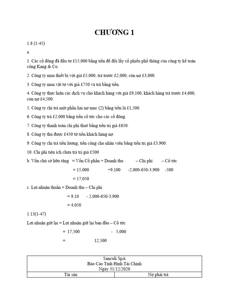 NLKT Chương 1 | PDF