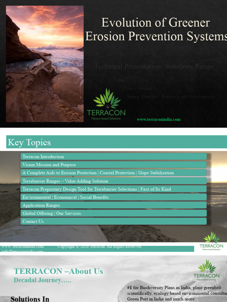 Evolution of Greener Erosion Prevention Systems | PDF | Sustainability ...