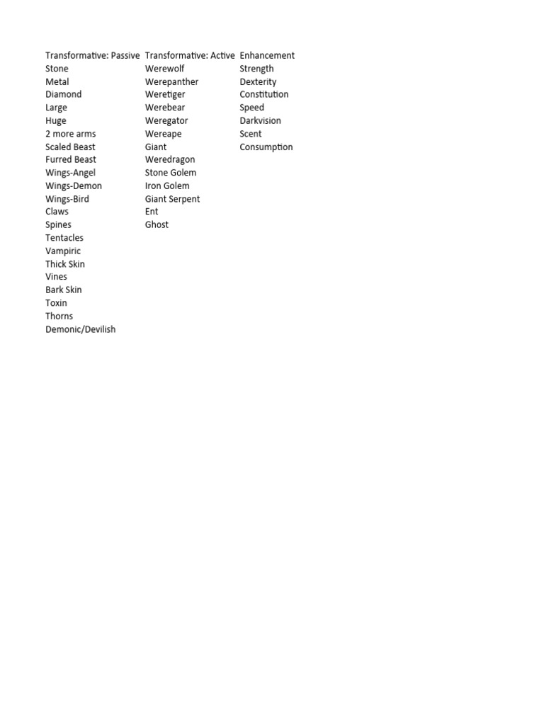 Physical Abilities | PDF