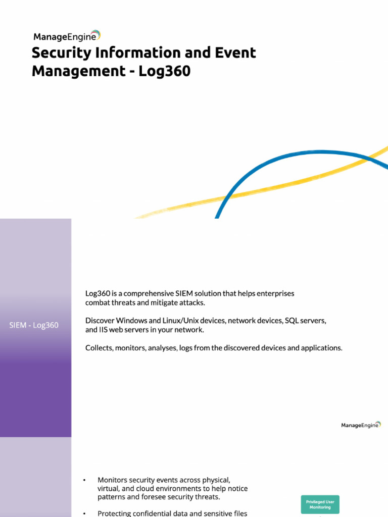 SIEM | PDF | Security | Computer Security