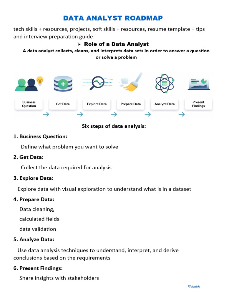 Data Analyst Career Guide | PDF | Microsoft Excel | Data Analysis