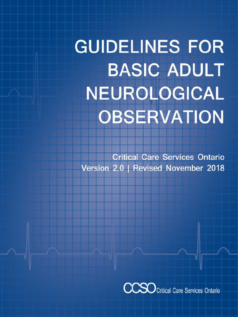Adult Neurological Observation Guidelines | PDF | Anatomical Terms Of ...