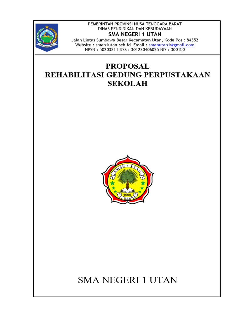 Proposal_DAK_Perpustakaan Utan | PDF