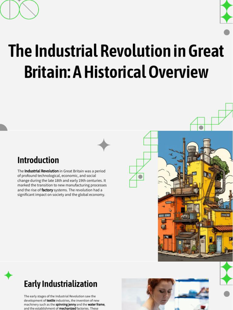 Slidesgo The Industrial Revolution in Great Britain A Historical ...