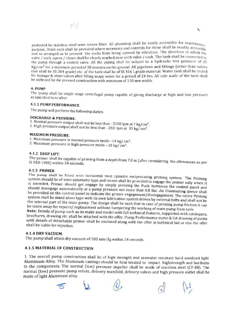 Tender Specifications | PDF