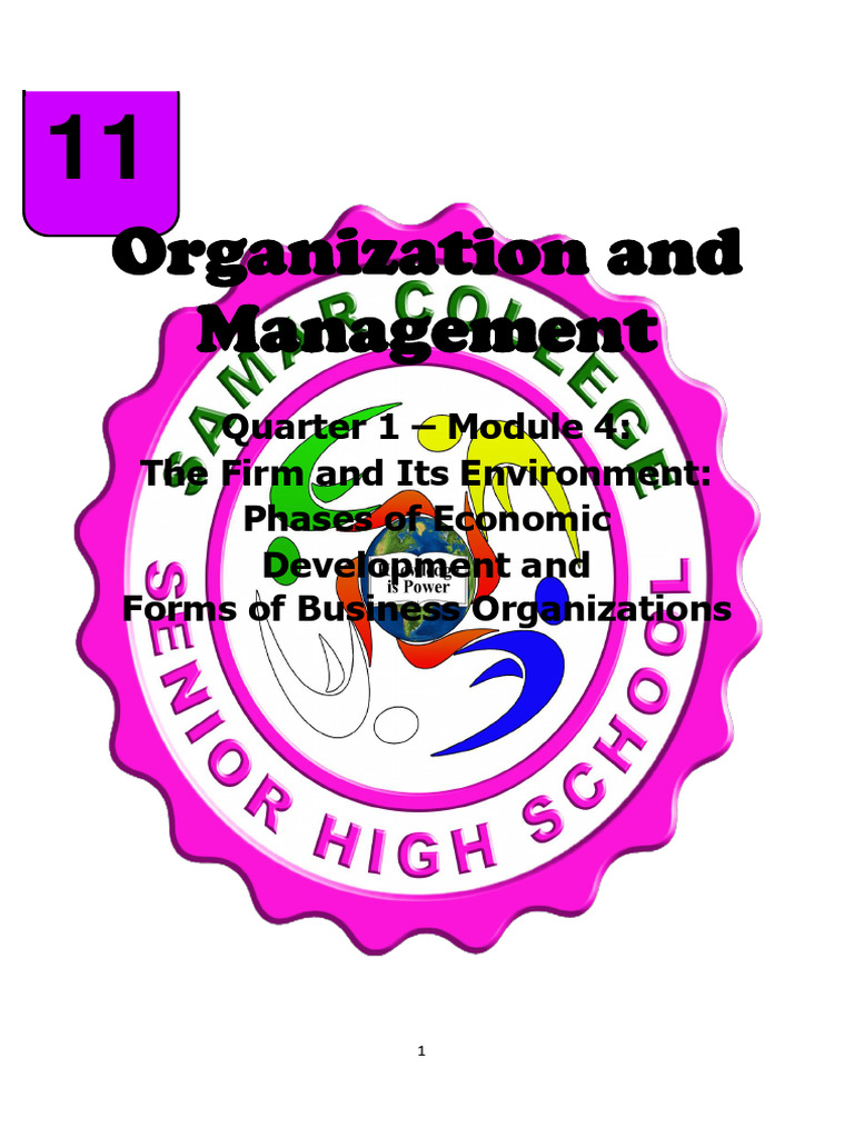 Orgman SLM Module 4 Final | PDF | Millennium Development Goals | Sustainability