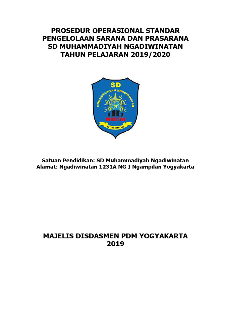 Prosedur Operasional Standar Sar Pras | PDF