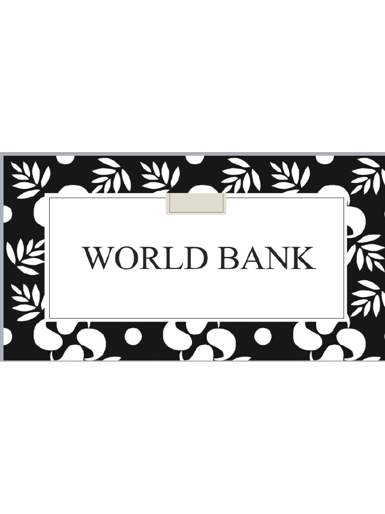 World Bank | PDF
