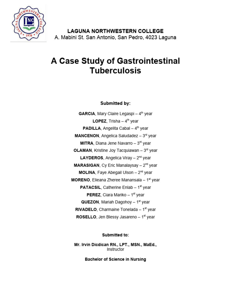 FINAL Case Presentation (OB Ward) | PDF | Digestion | Human Digestive System