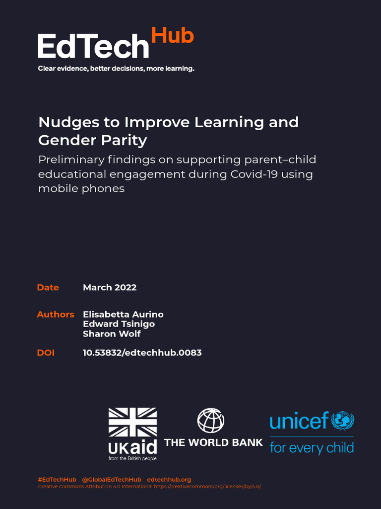 SMS Nudges Boost Learning in Ghana | PDF | Educational Technology ...