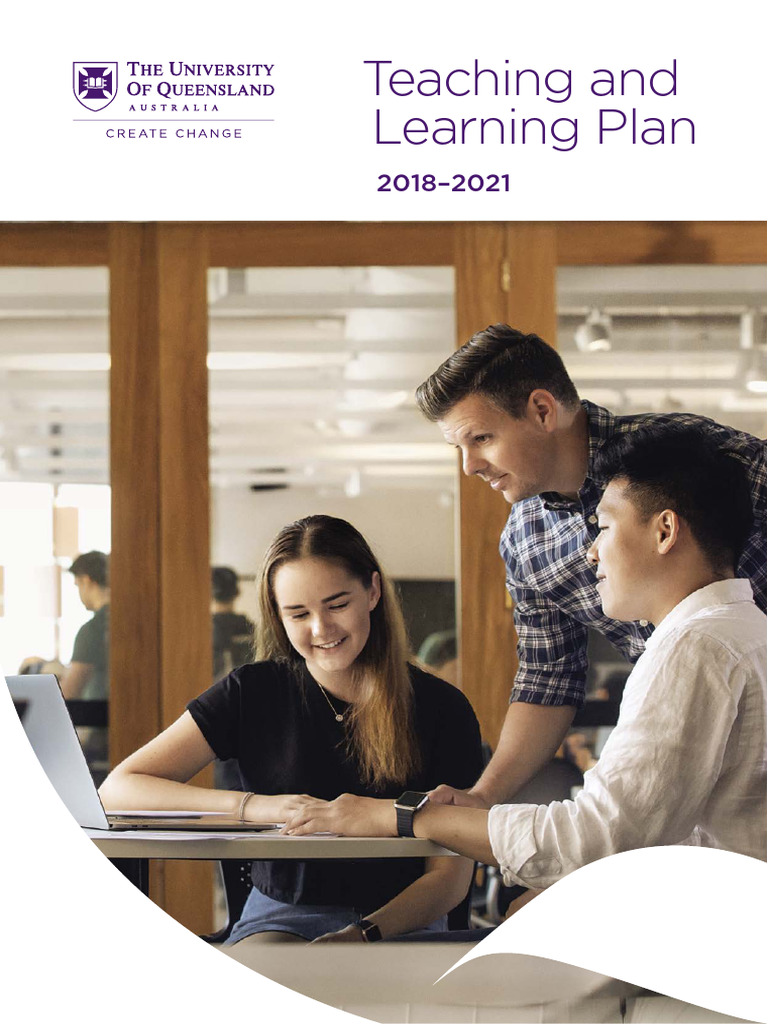 UQ Teaching and Learning Plan 2018-2021 | PDF | Educational Assessment ...