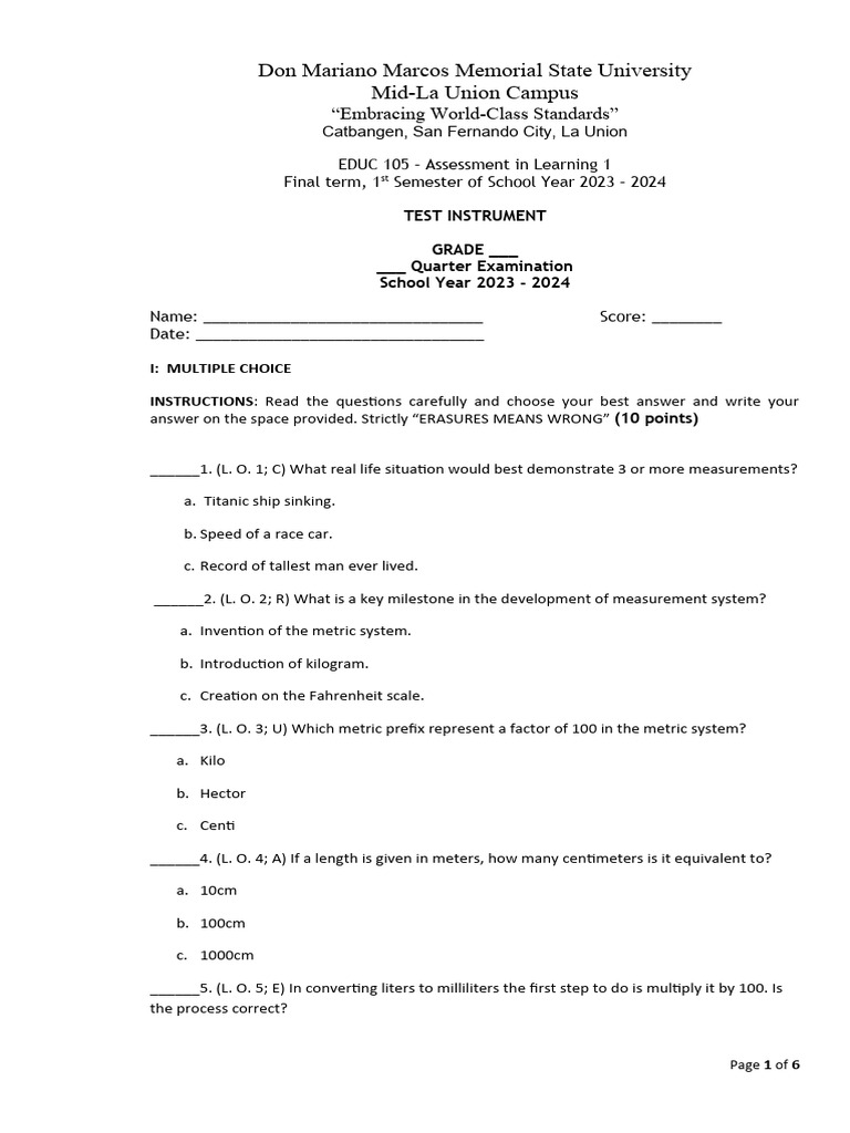 Making MCT | Download Free PDF | Measurement | Accuracy And Precision