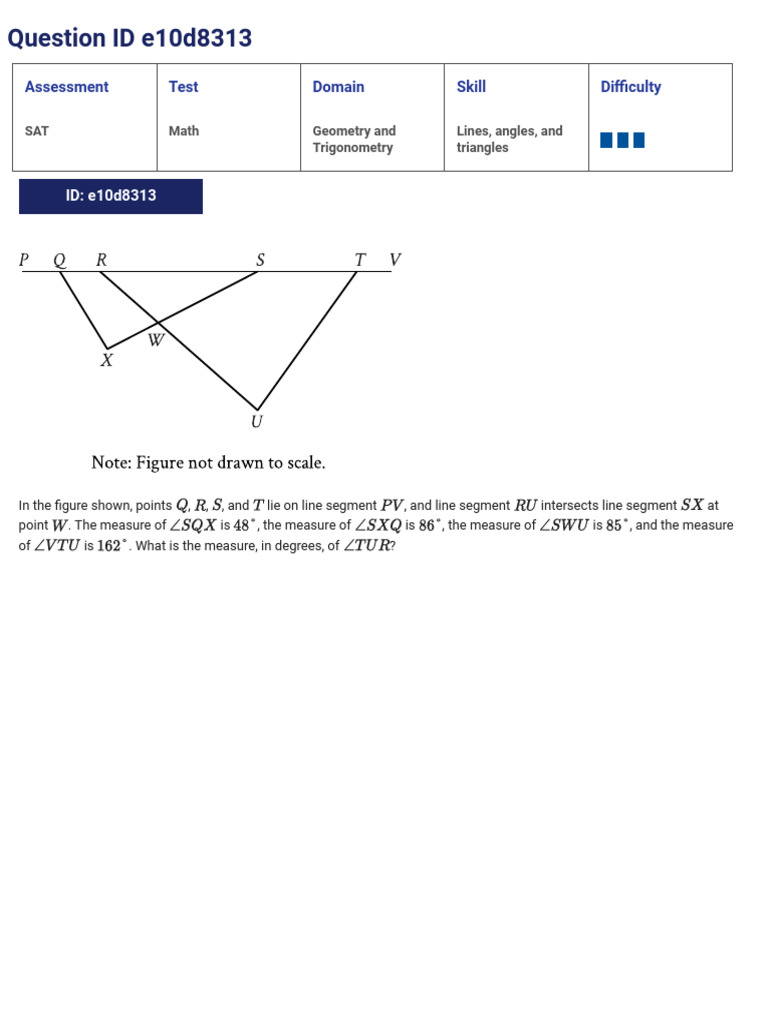 Sat Suite Question Bank Geo Adv Pdf Circle Triangle