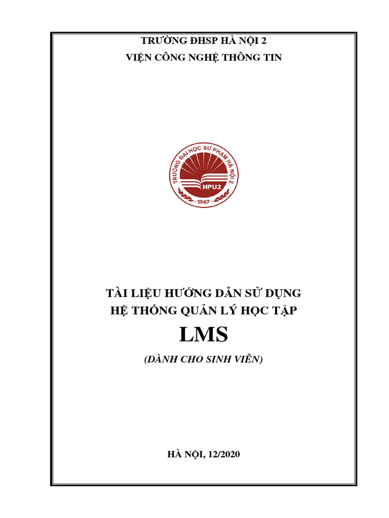 HD S D NG LMS - Dành Cho Sinh Viên - T NG H P | PDF