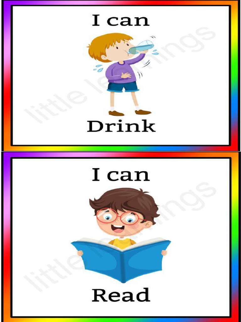 I Can Flashcards | PDF