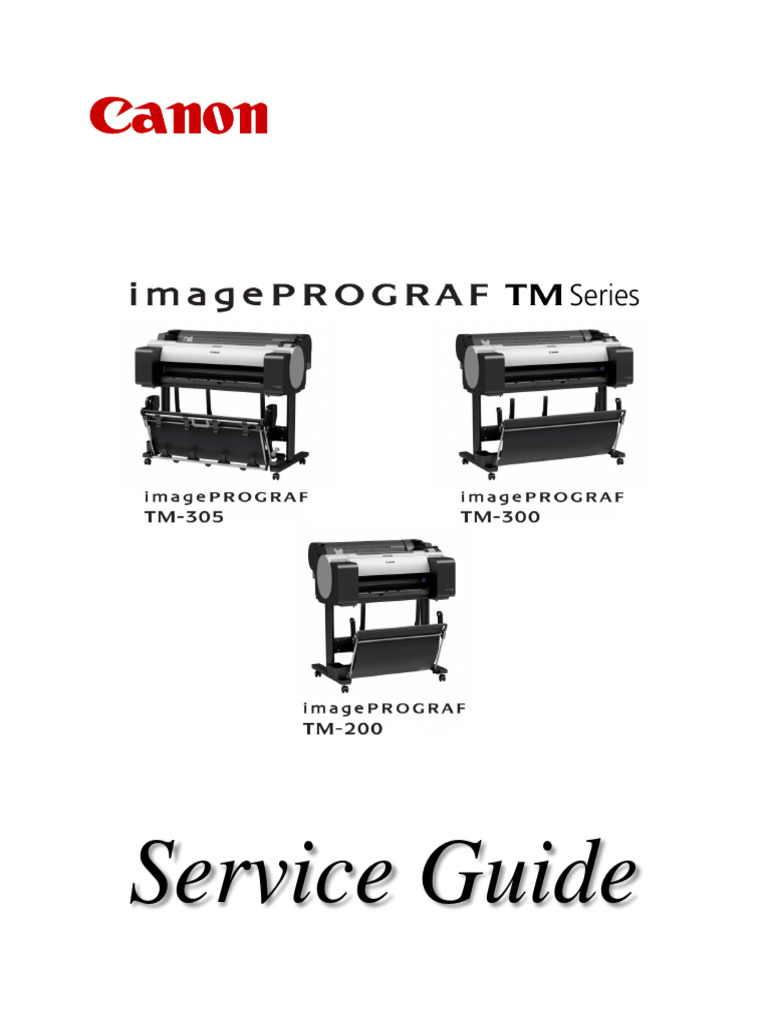 Imageprograf TM Series | PDF | Printer (Computing) | Image Scanner