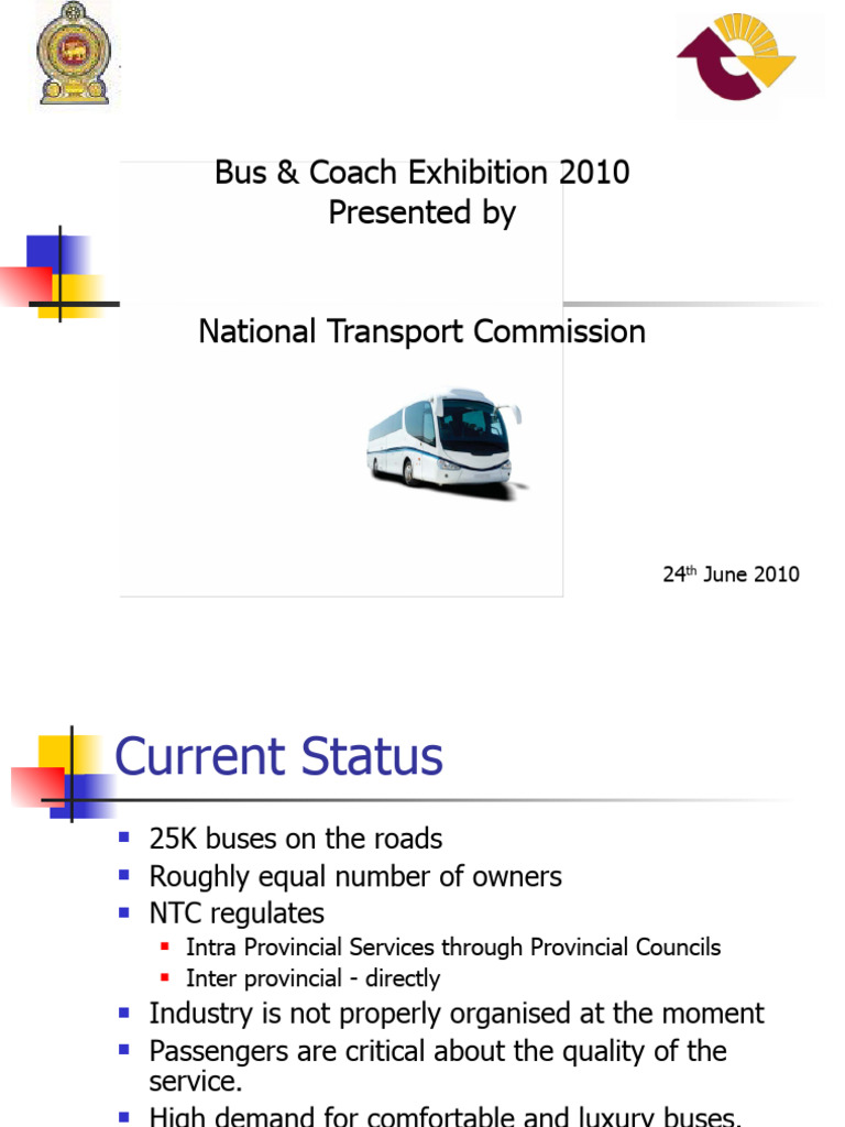 Promotional Presentation v11 NTC 2010 | PDF | Bus | Public Transport