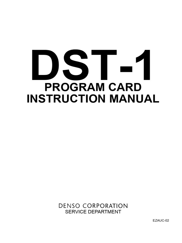 DST-1 Instruction Manual | PDF | Electrical Connector | Throttle