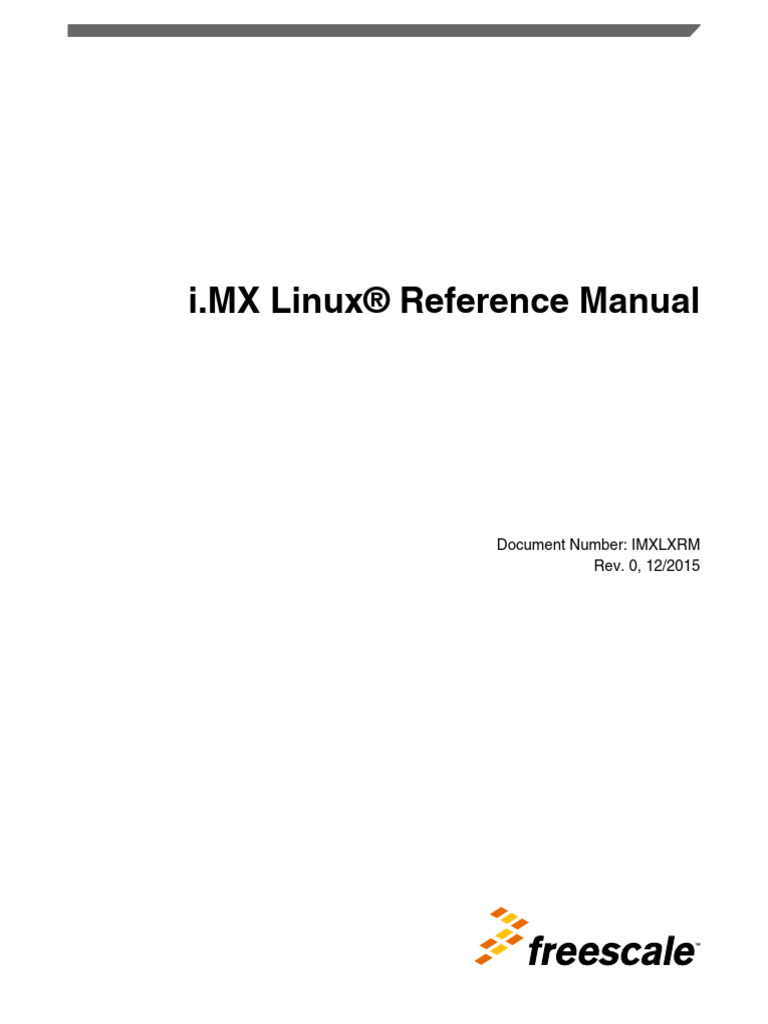 I.mx Linux Reference Manual | PDF | Device Driver | Hdmi