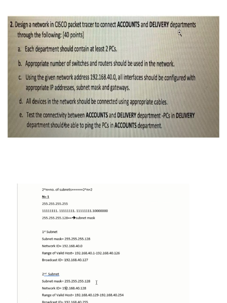 Simple Network Design | PDF
