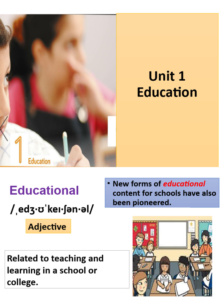 Unit One Education Pdf Literacy Cognition