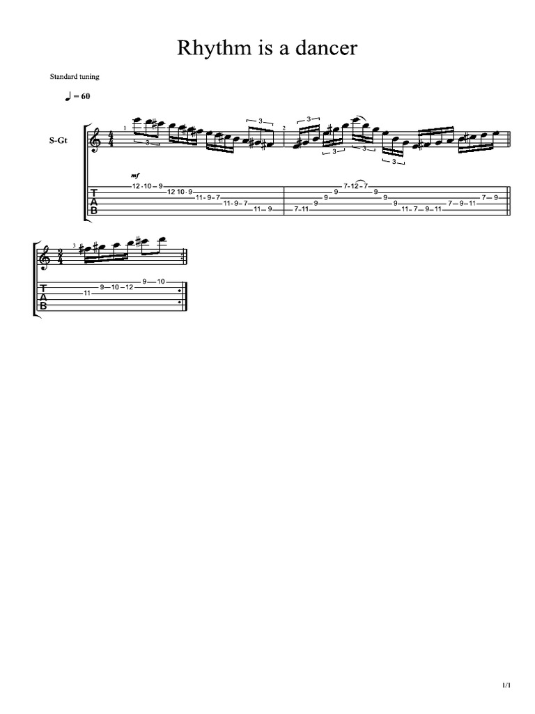 Legato Exercise | PDF