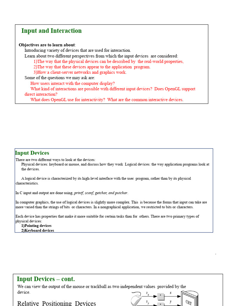 Mod-5 Input& Interactions | PDF | Menu (Computing) | Input/Output