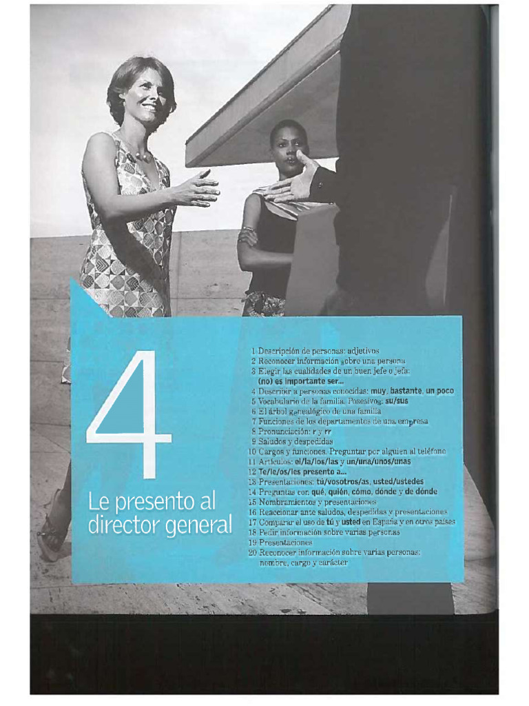 Ejerc. Unidad 4le Presento Al Director General | PDF