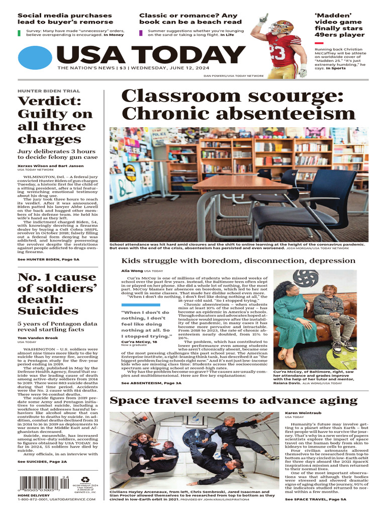 USA Today - June 12 2024 F | PDF