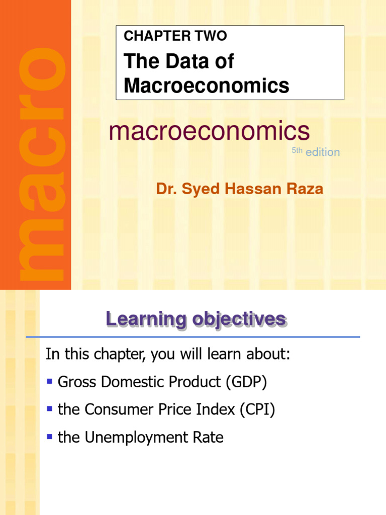 Chapter 2 The Data of Macroeconomics | PDF | Cost Of Living | Consumer ...